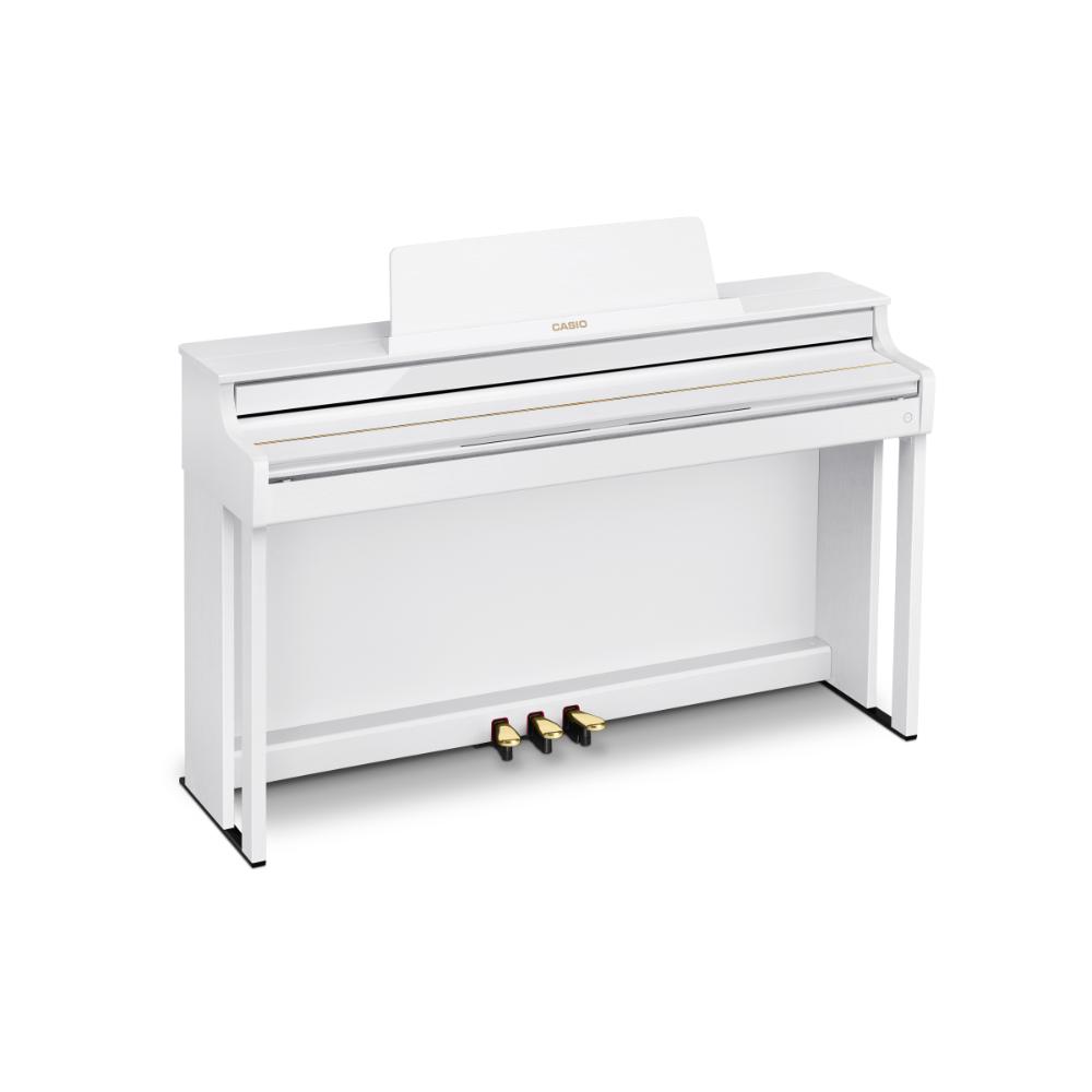 Casio AP550WE Digital Piano with Bench in White