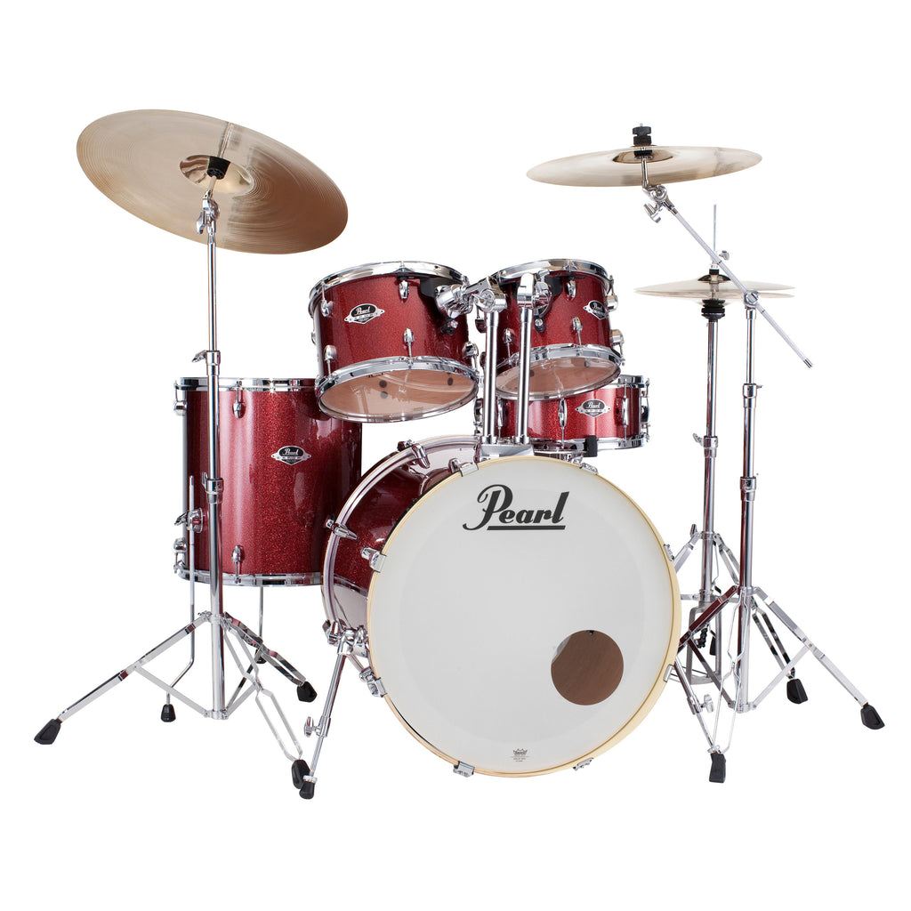 Pearl Export Drum kit 5-pc. 22" Rock Shell Pack - Black Cherry Glitter
