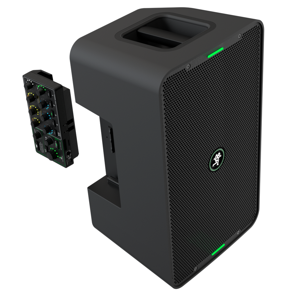 Battery Powered 8" Speaker Rig With Breakaway Mixer