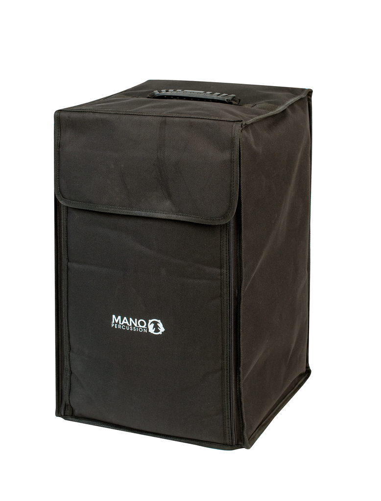 Mano Percussion Cajon Drum Ebony MP985E Wooden Rhythm Box with Black P